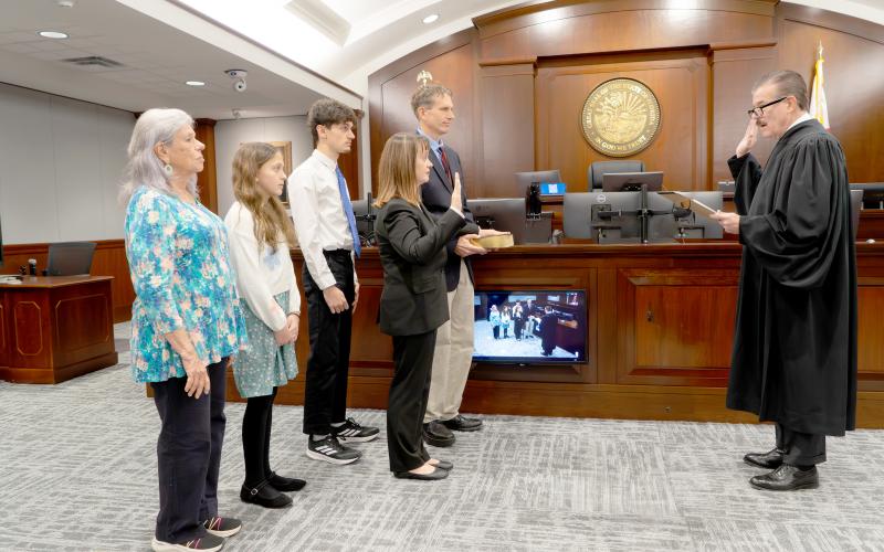 Judge Bell sworn in | Nassau County Record, Callahan, Florida